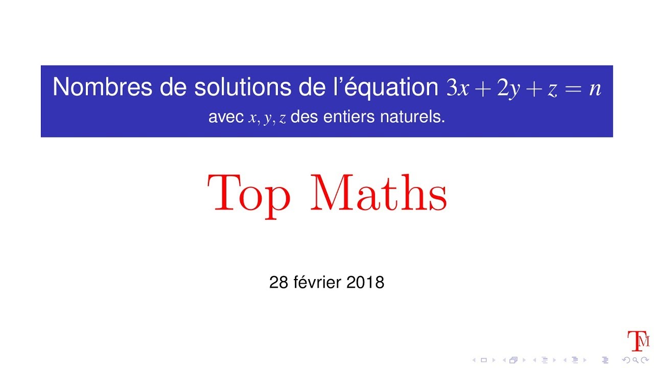 Une équation - YouTube