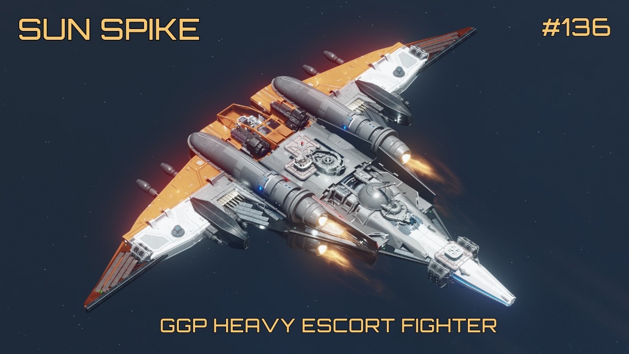 Starfield - SUN SPIKE, GGP HEAVY ESCORT FIGHTER... #starfield # ...