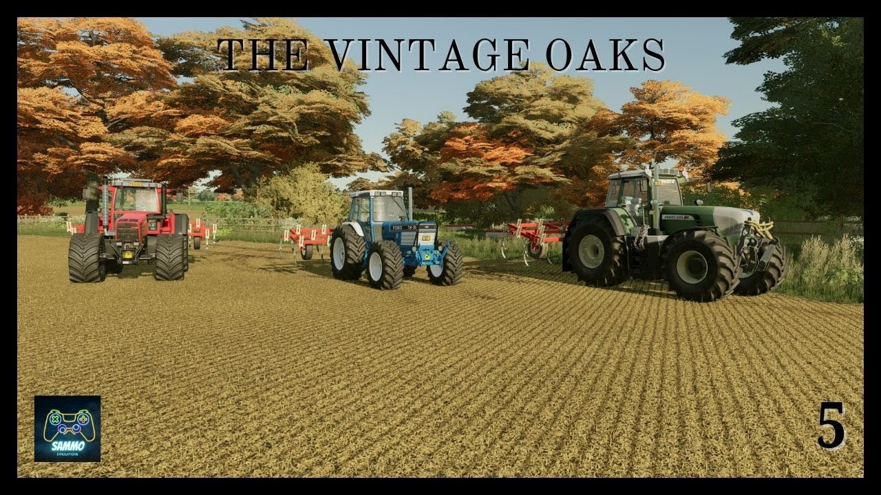 THE VINTAGE OAKS / EPISODE 5 / FS22 / What a plowing line up! And we ...