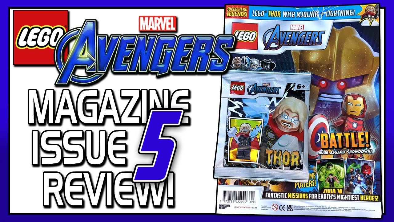 LEGO Marvel The Avengers Magazine Review Issue #5! Thor minifigure ...