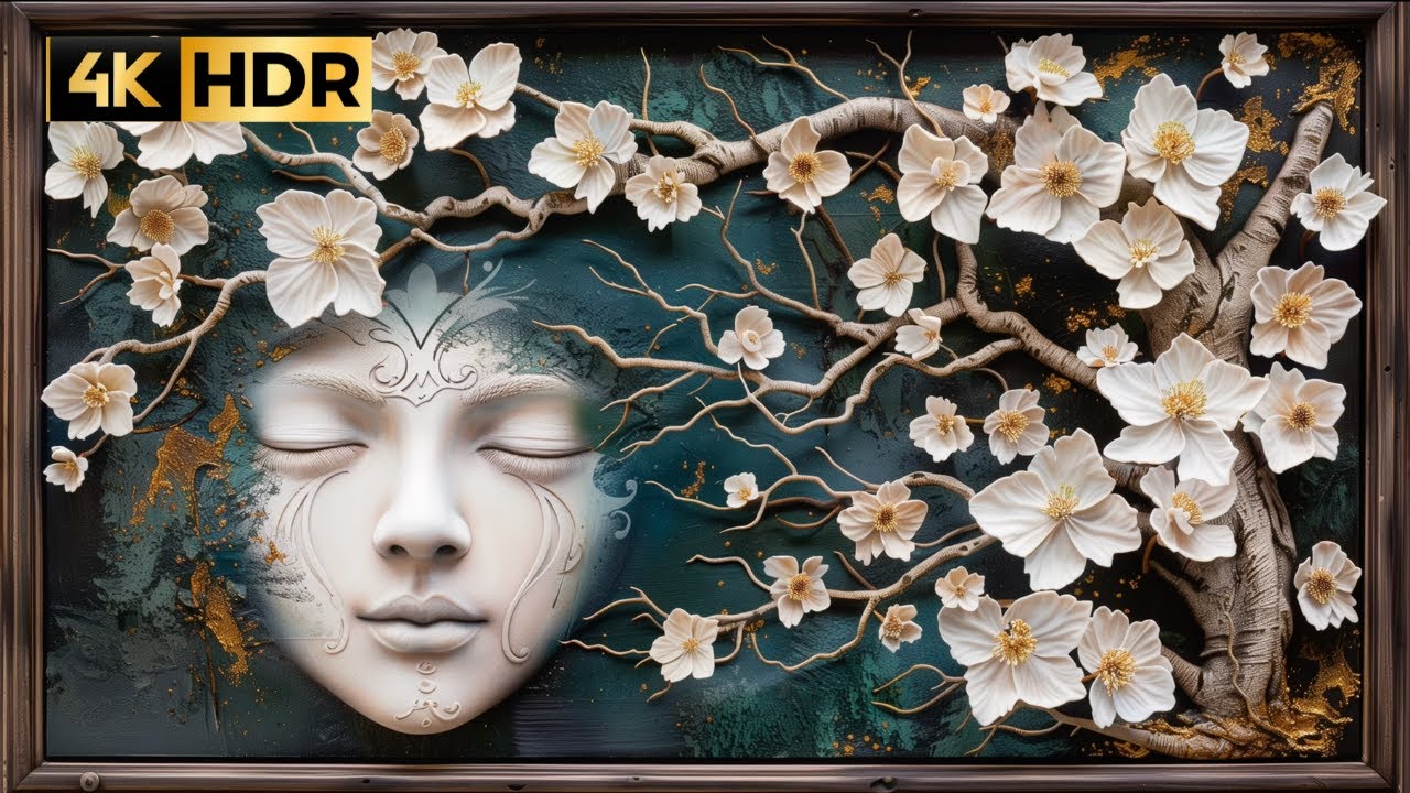 Mesmerizing Spring Art Screensaver for 4K Display | Frame TV Visuals ...