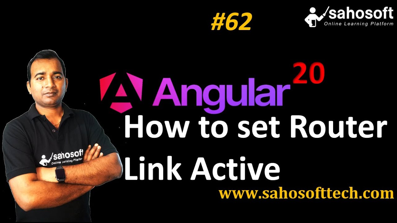 How to set router link active in Angular 20 | Routing in Angular ...
