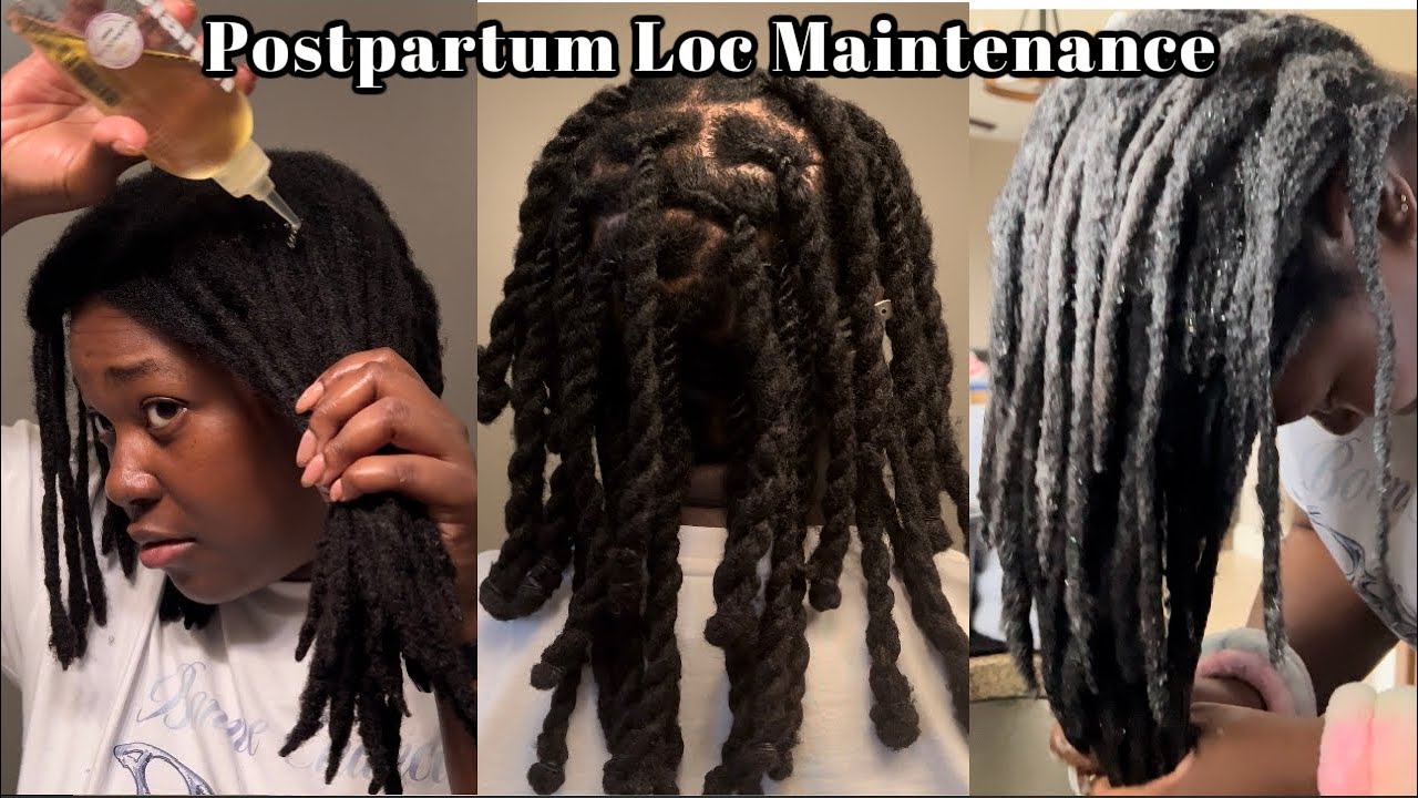 Postpartum Loc Maintenance | Deep wash & hot oil treatment | Naomi ...