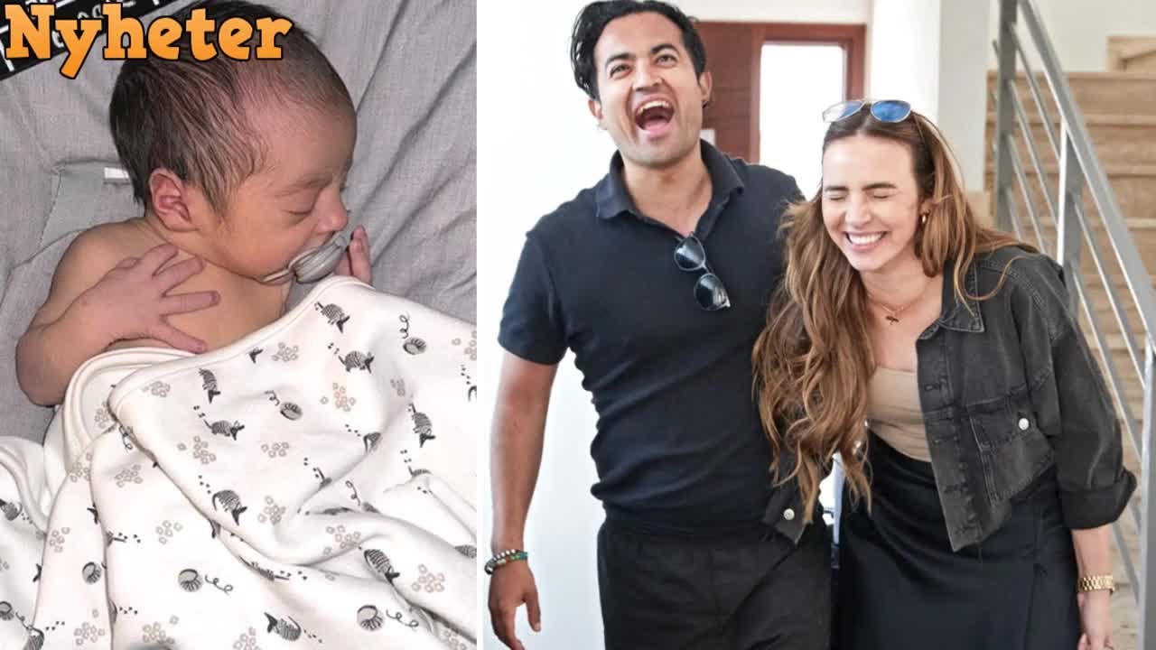 ”Love is blind” Amanda Jonegård och Sergio Rincón välkomnar sin nyfödda ...