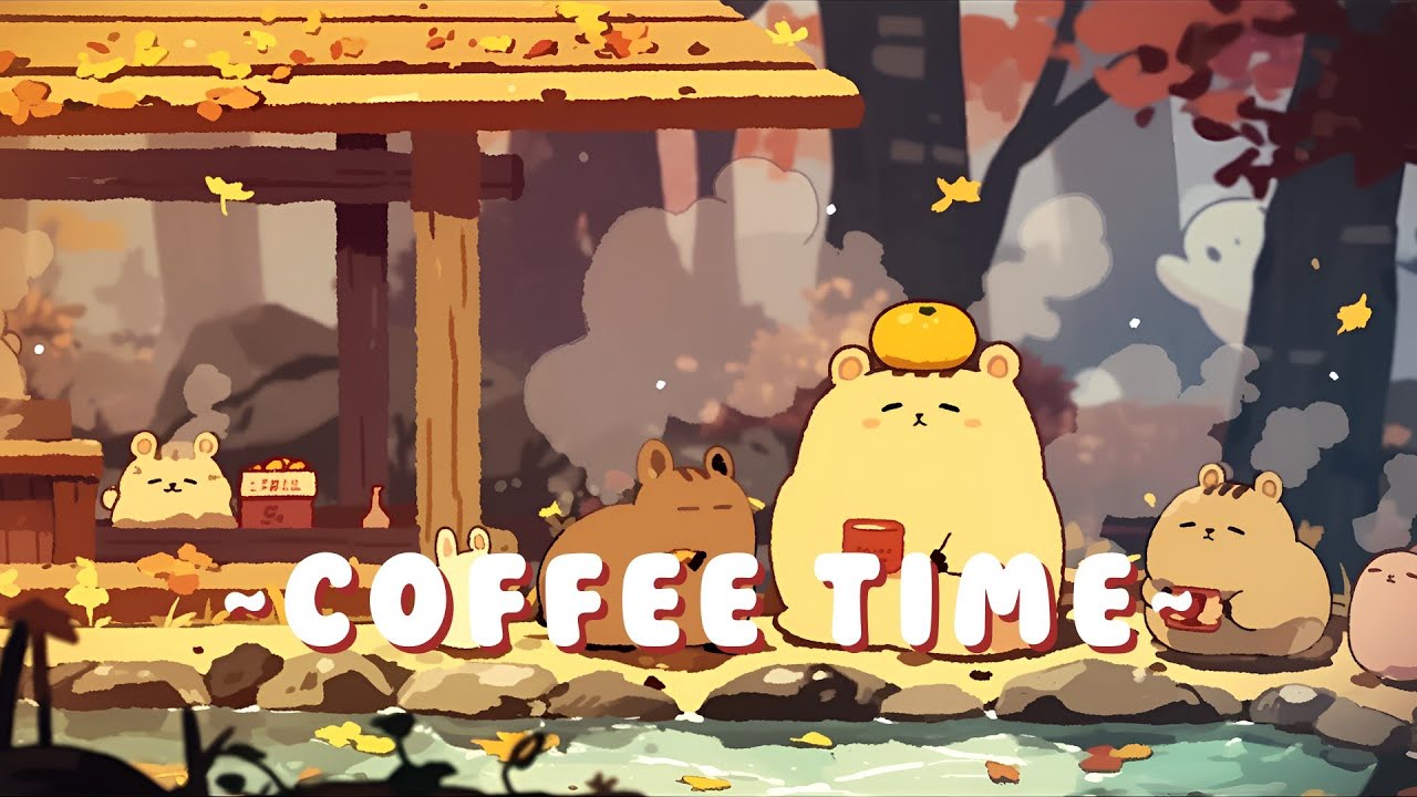 Capybara Study Beats - Relaxing Tunes Collection ~ Tranquil Mood ~ 🌸 ☕ ...