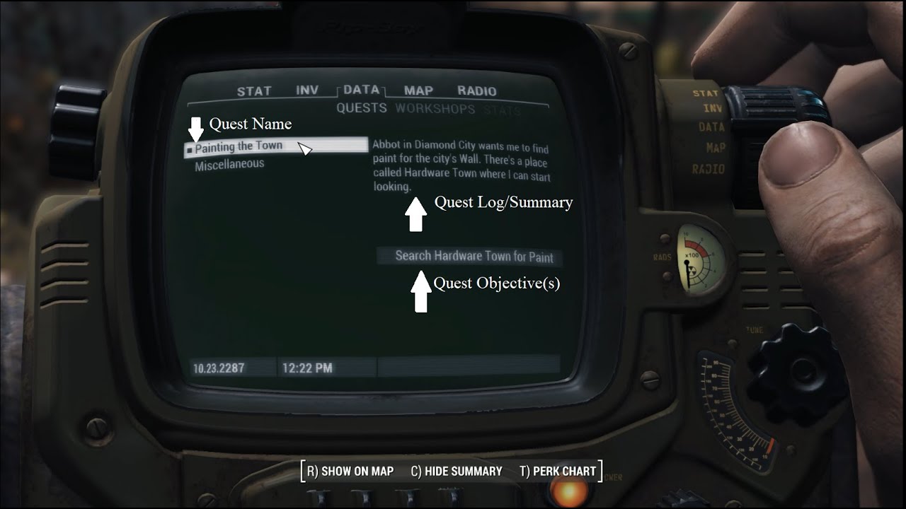 Fallout Quest Narrative Design - A Presentation - YouTube