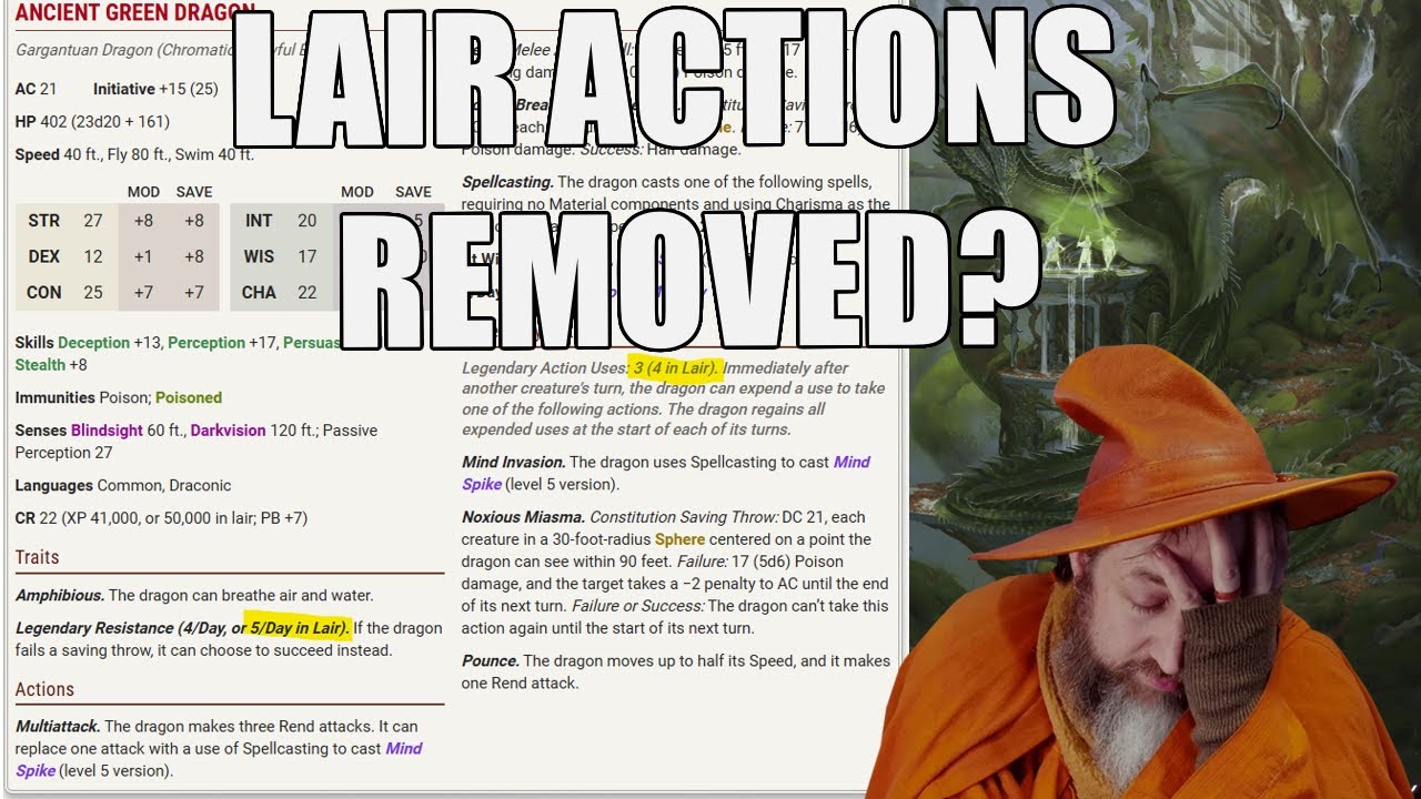 No More Lair Actions? | Nerd Immersion - YouTube