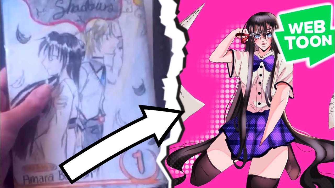 How I turned my handmade manga into a Webtoon/webcomic - YouTube