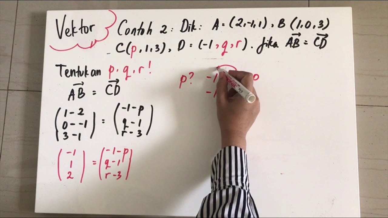 Kesamaan vektor dan vektor satuan fix - YouTube