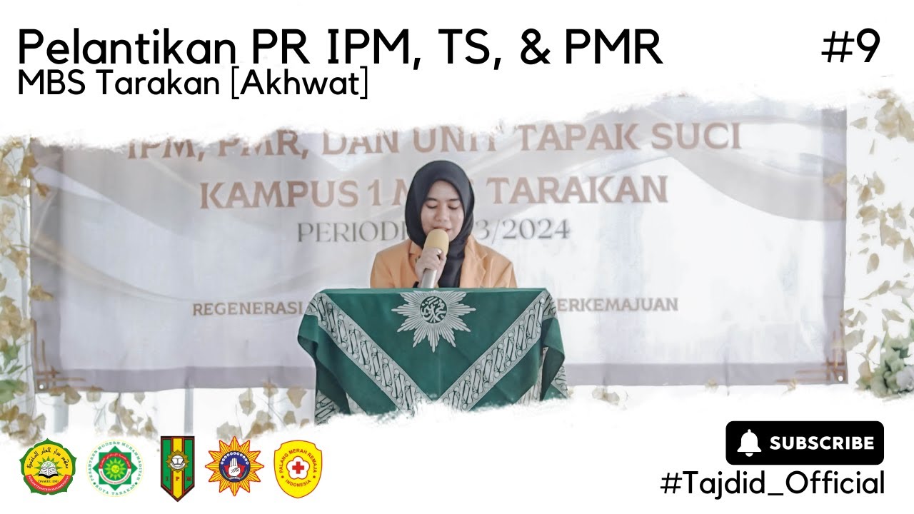 Pidato Ketua IPM Periode 2023-2024 (9-11) Pelantikan PR IPM , TS , PMR ...
