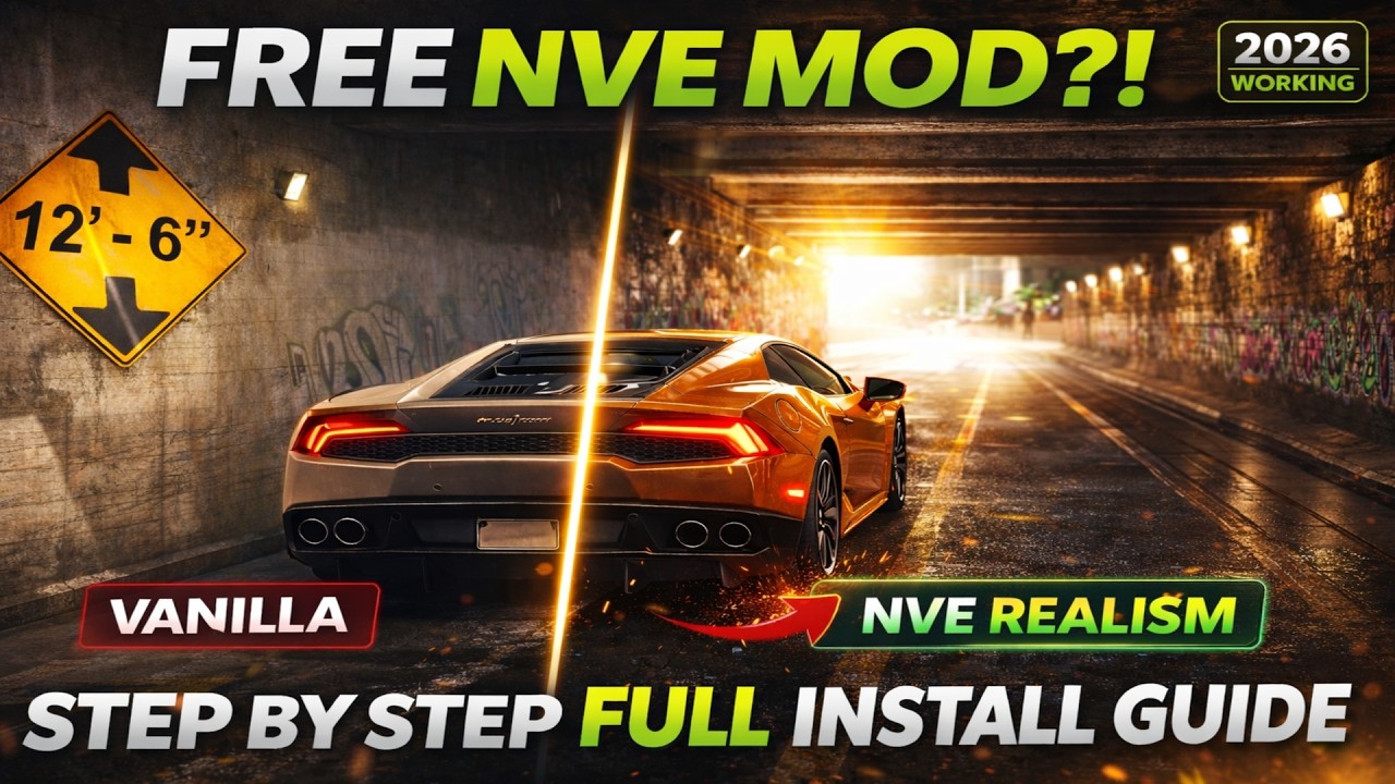 GTA 5 FiveM NVE Graphics Mod Download FREE ⚡ | Full Step-By-Step ...