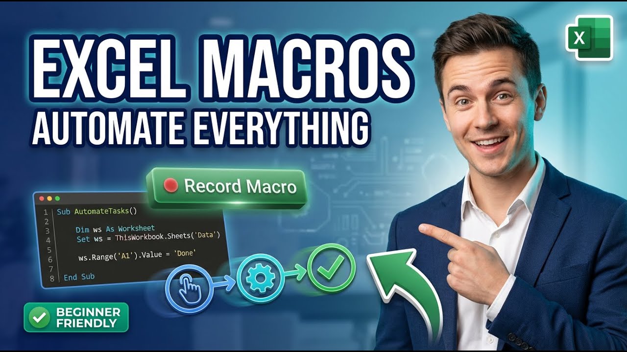 How to Use Macros in MS Excel | Beginner's Guide to Automate Tasks ...