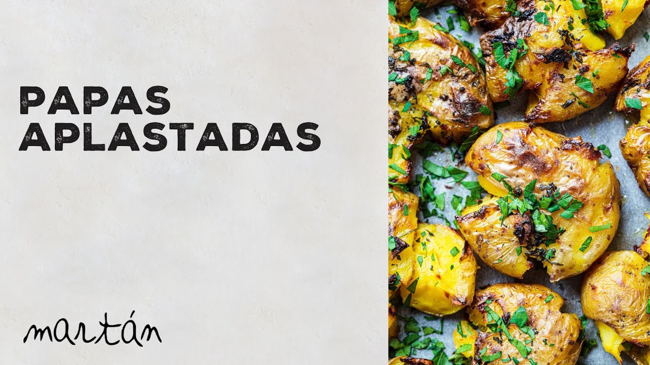 PAPA APLASTADA LA PERLA ANDINA / Crunchy and creamy Potatoes - YouTube