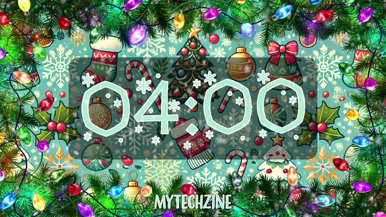 4 Minute Countdown Timer [ ⛄ Christmas 🎁 ] - YouTube