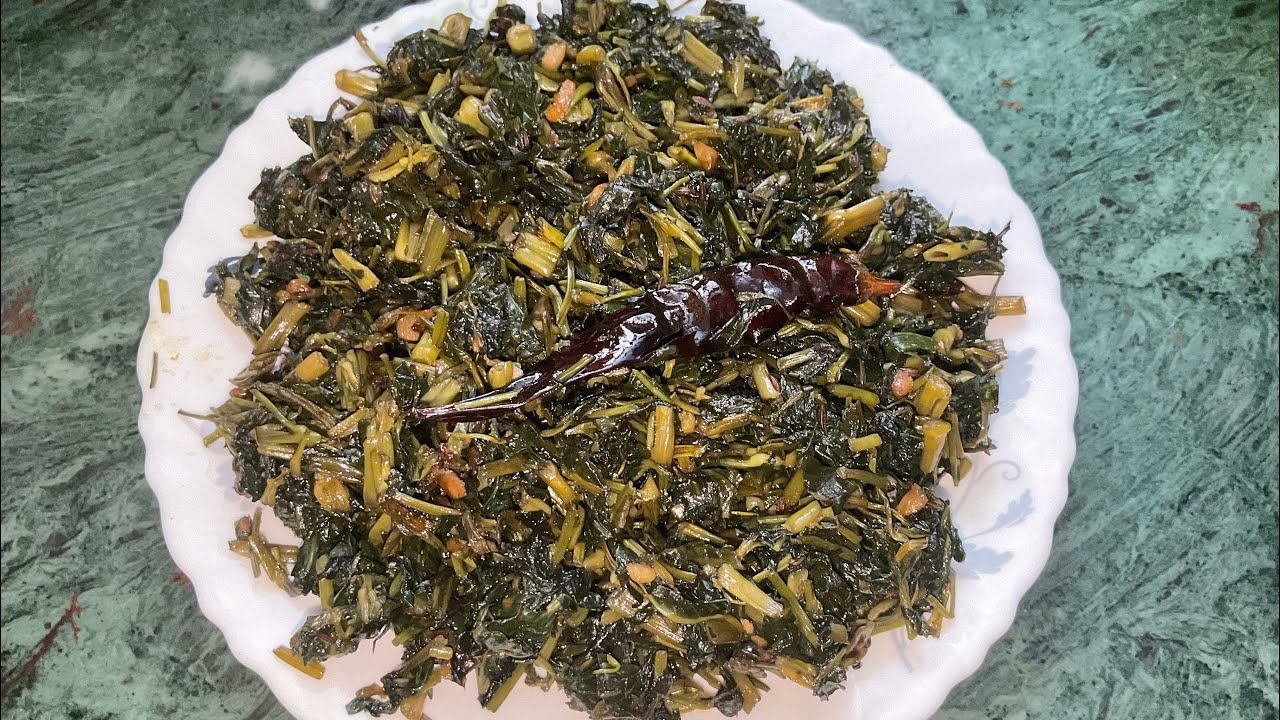 Karemua Saag(करमुआ का साग) | Desi healthy green vegetable.nari ka saag ...
