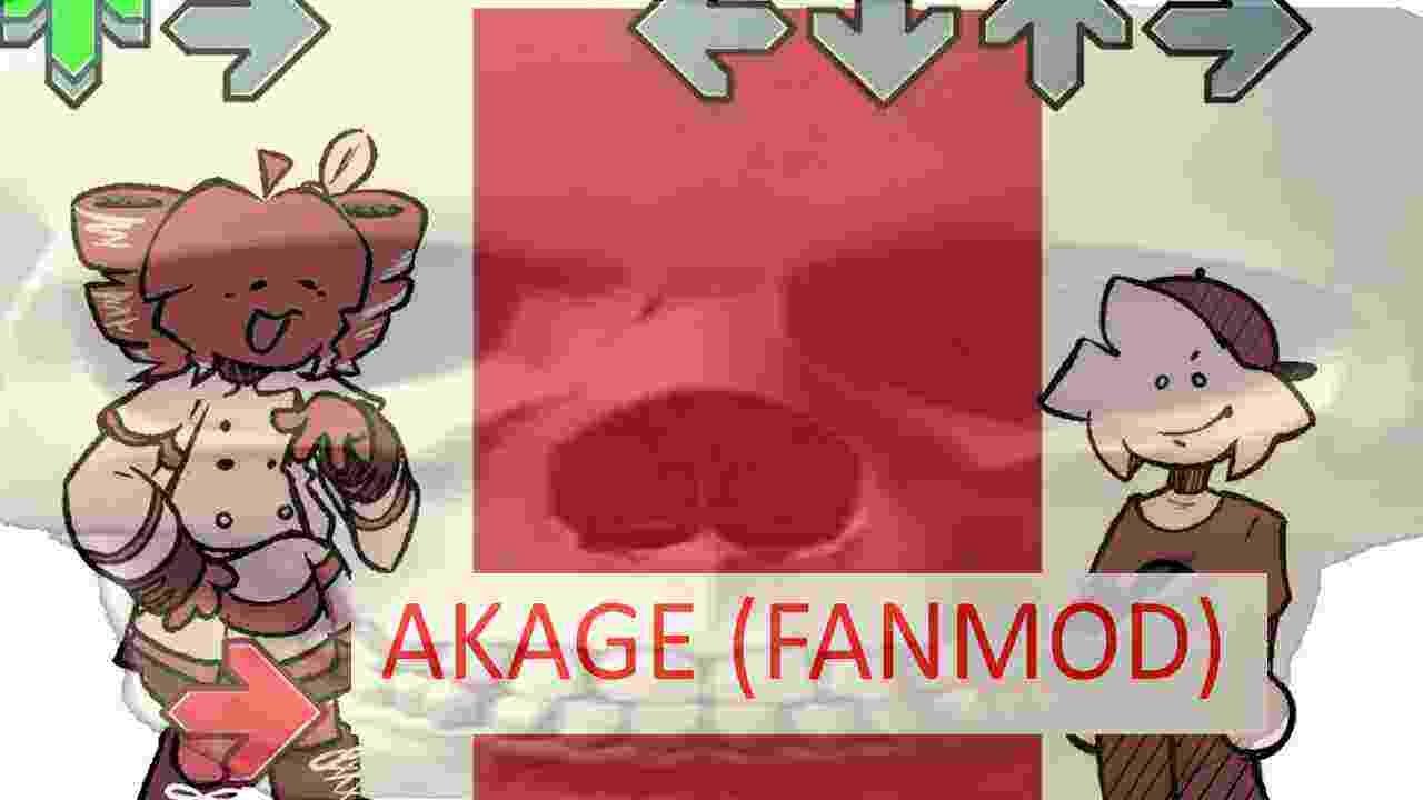 FNF AKAGE (FANMOD) - Akage Gameplay - YouTube