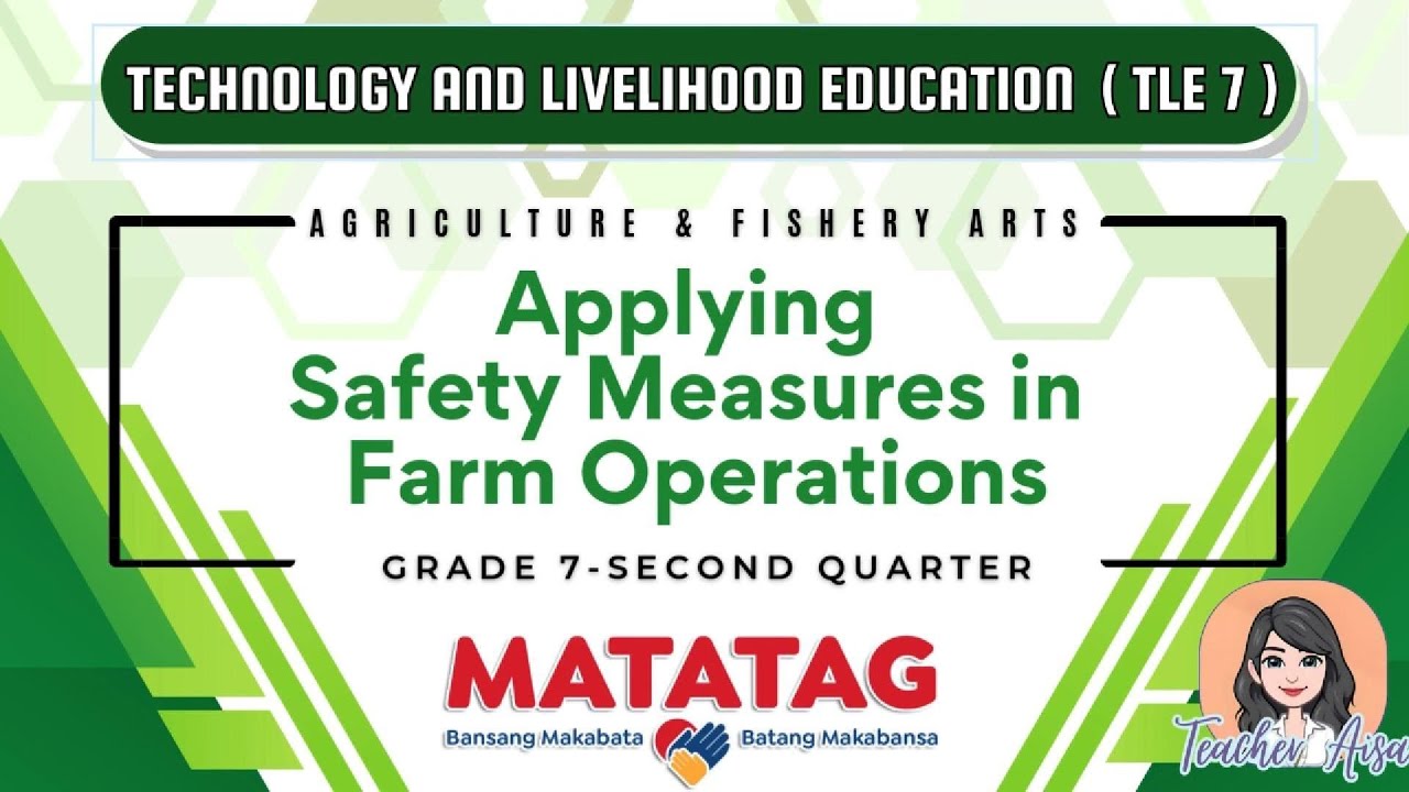 TLE 7- MATATAG CURRICULUM LESSON (2ND QTR)-APPLYING SAFETY MEASURES IN ...