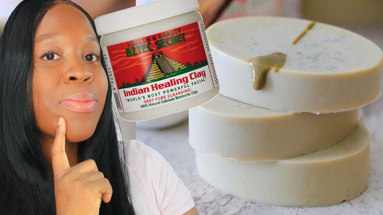 Aztec Secret Indian Healing Clay! DIY SKIN CARE SOAP Using Aztec Secret ...