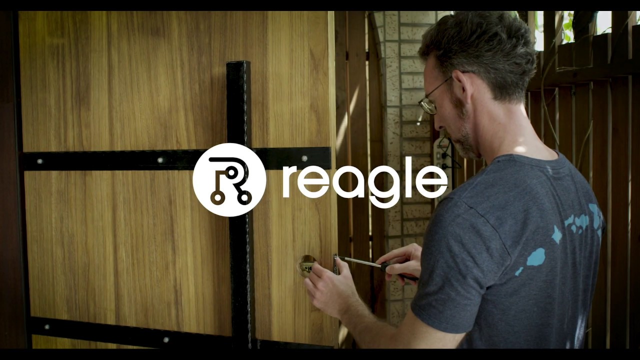 How to install Reagle Smart Lock on your door - YouTube