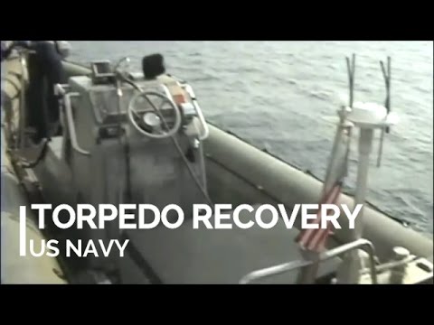 Recovering a Torpedo by US Navy, HD 720p - YouTube