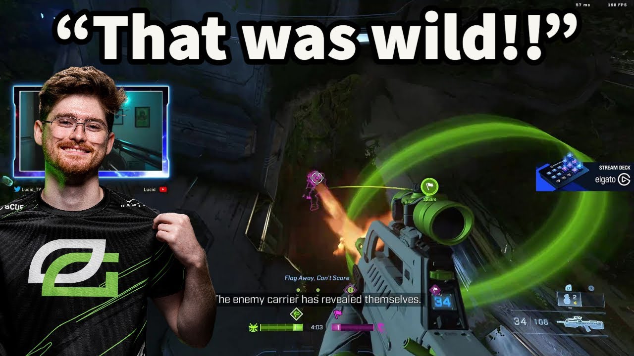 OpTic Lucid Gets The Worlds Luckiest Spawn To Stop The Flag Cap!! - YouTube