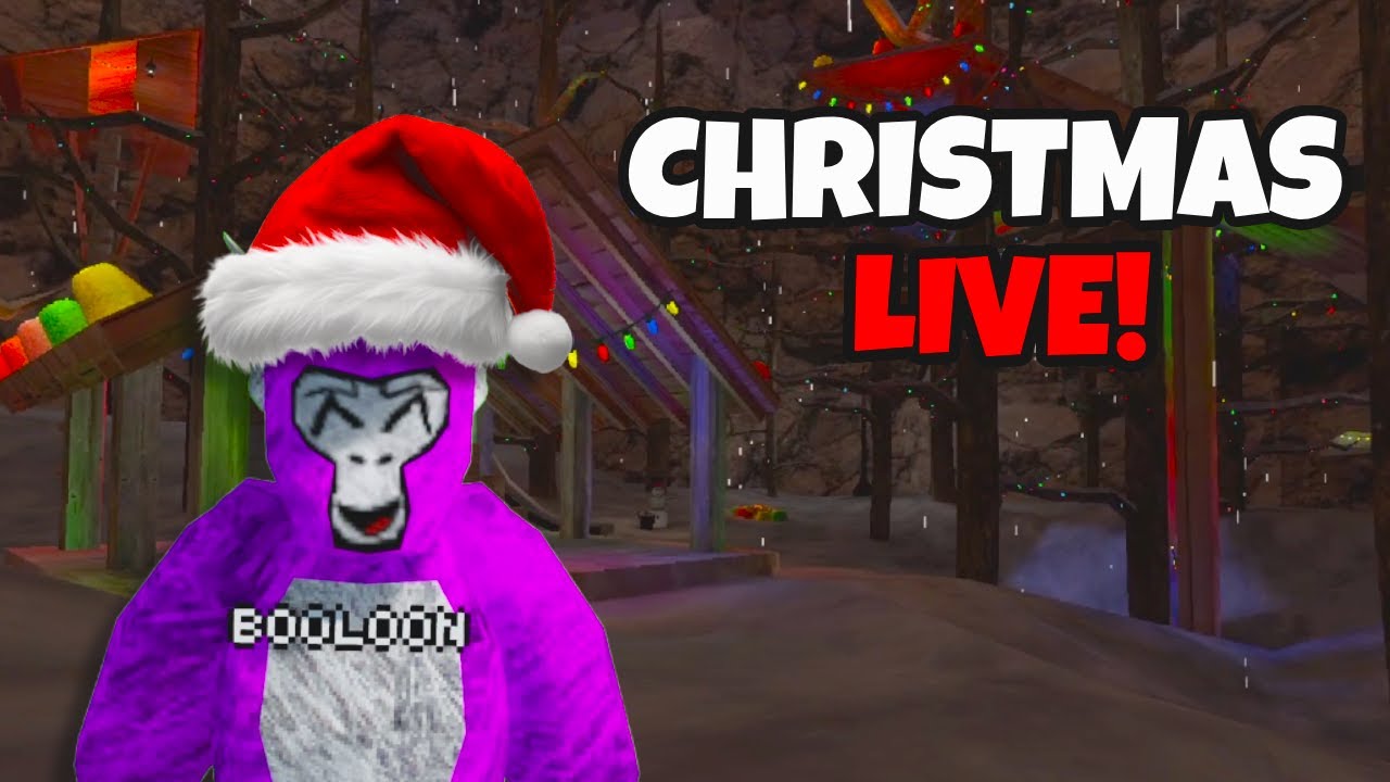 Gorilla Tag Christmas Update LIVE WITH VIEWERS! - YouTube
