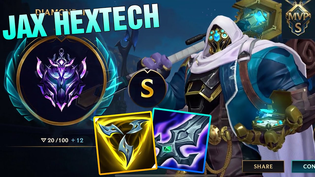WILD RIFT | JAX WILD RIFT EXCLUSIVE HEXTECH GEMS SEASON 2 | GAMEPLAY ...