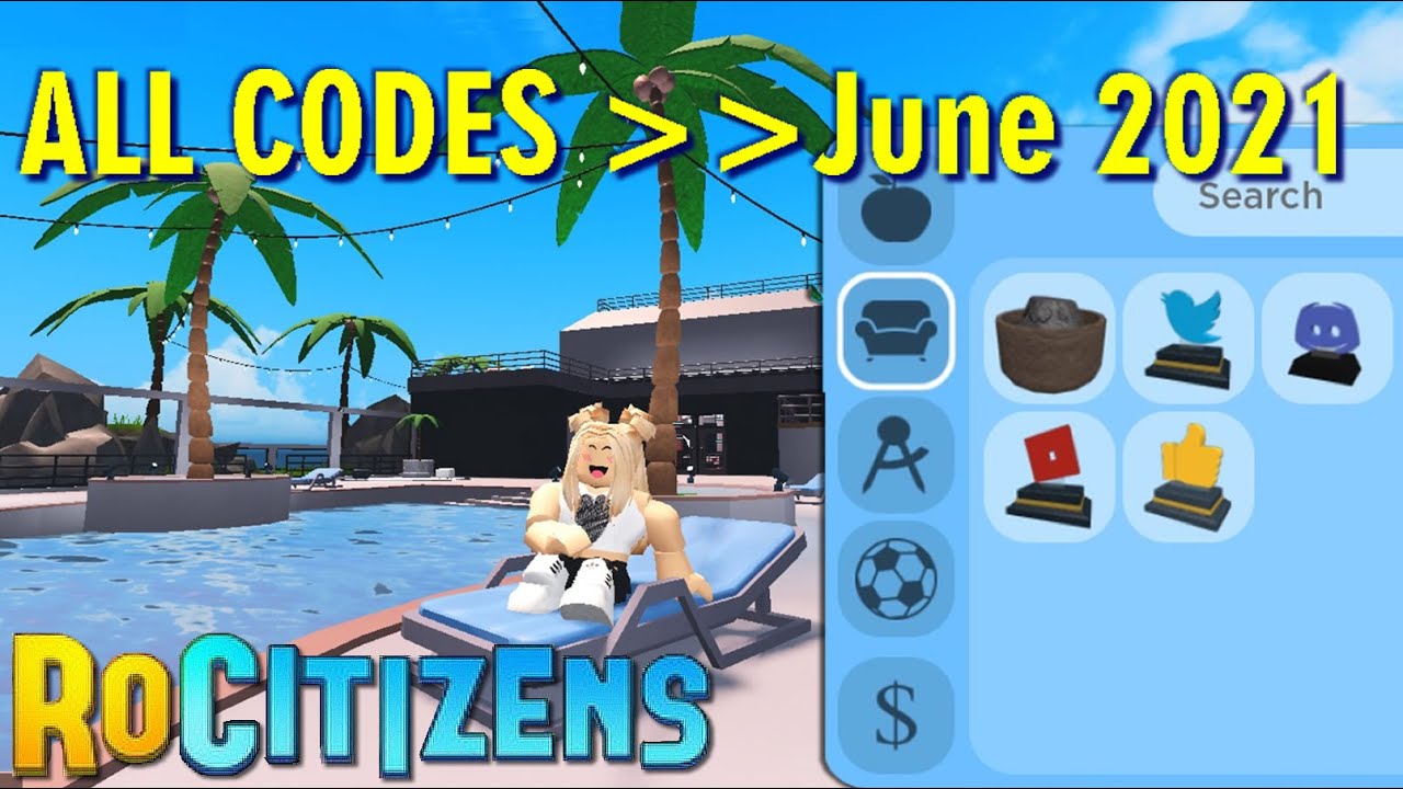 Все коды в RoCitizens | Roblox RoCitizens Codes [June 2022] - YouTube