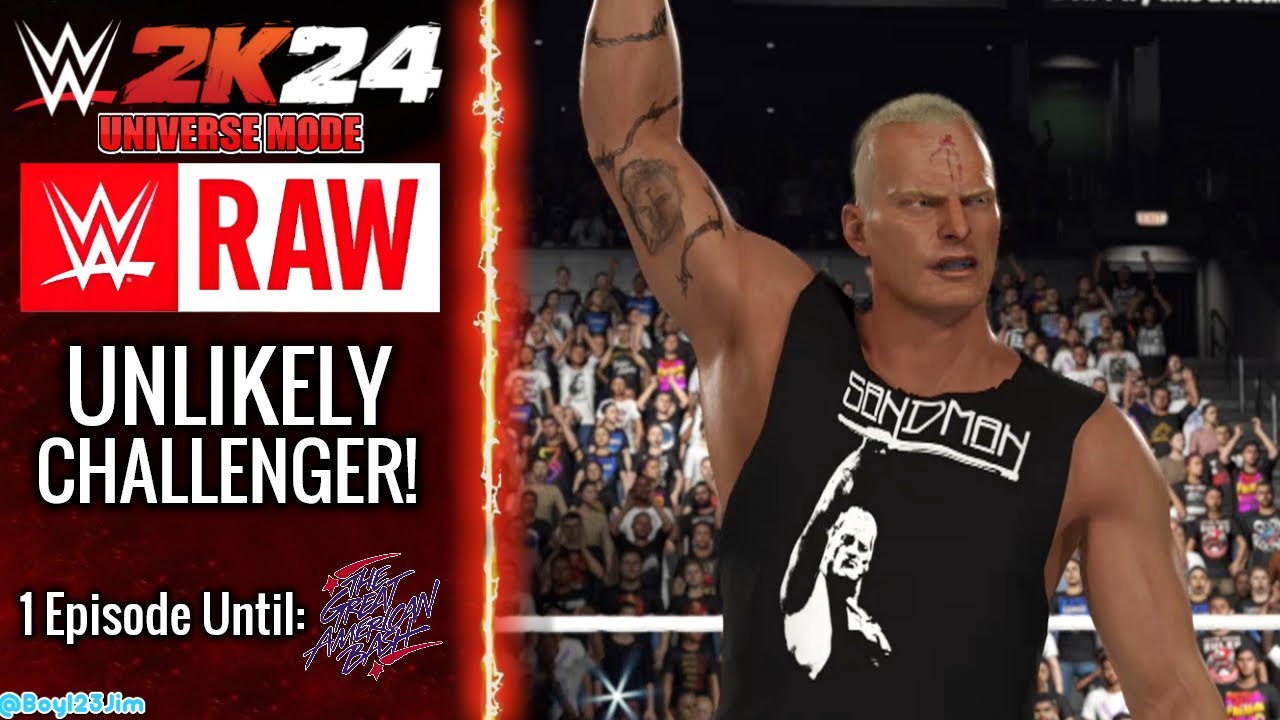 WWE 2K24 Universe Mode: RAW | UNLIKELY CHALLENGER! - YouTube