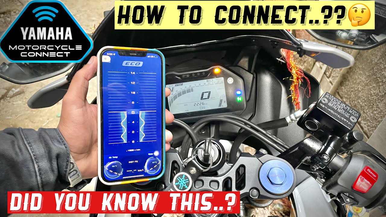 2021 YAMAHA R15M Y-CONNECT EXPLAINED STEP BY STEP|| connect your ...