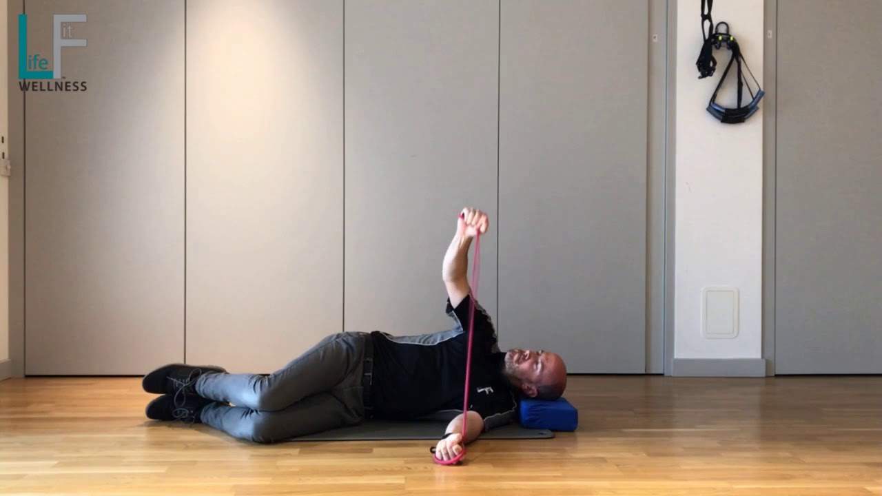 Exercise of the Week: Thoracic Arm Sweep - YouTube