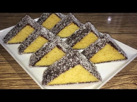 ÜÇGEN KEK TARİFİ ❗PASTA TADINDA ÇİKOLATA SOSLU LOKUM GİBİ KEK 🙈ÜÇGEN KEK NASIL YAPILIR/İNGİLİZ KEKİ