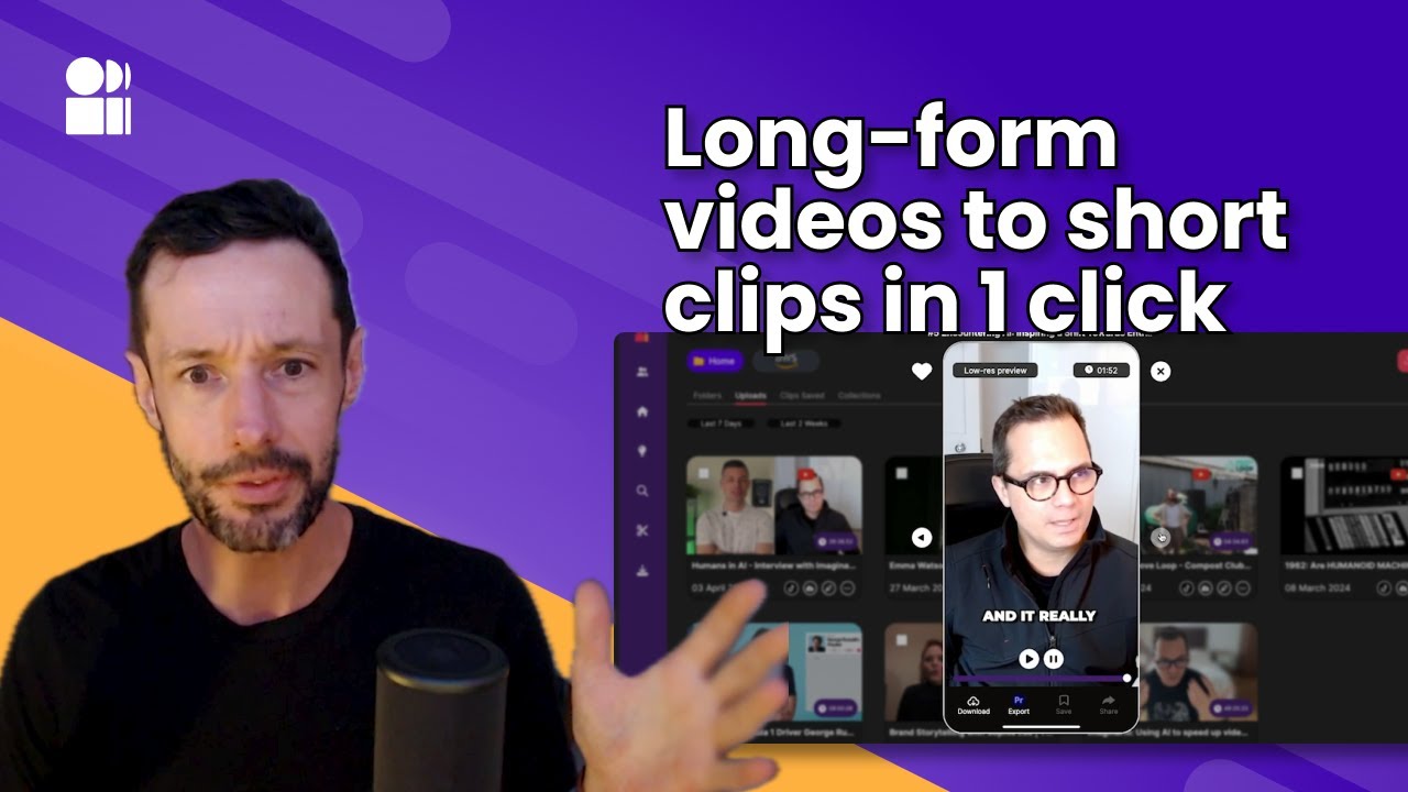 Turn your long-form videos into shareable clips in one click - YouTube