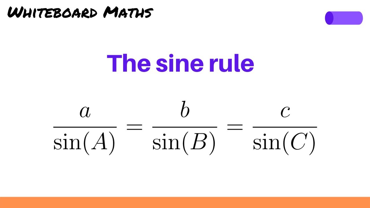 The sine rule - YouTube