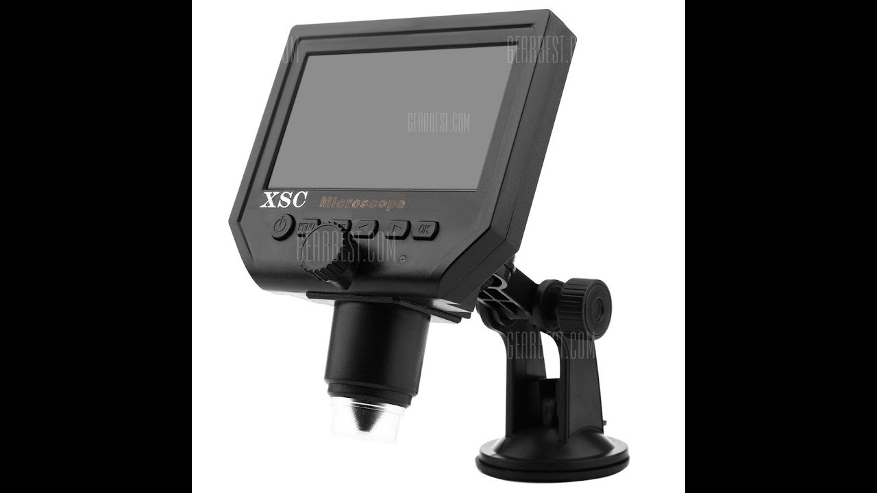 XSC G600 Portable 3.6MP 600x LCD Digital Microscope Review Unboxing ...