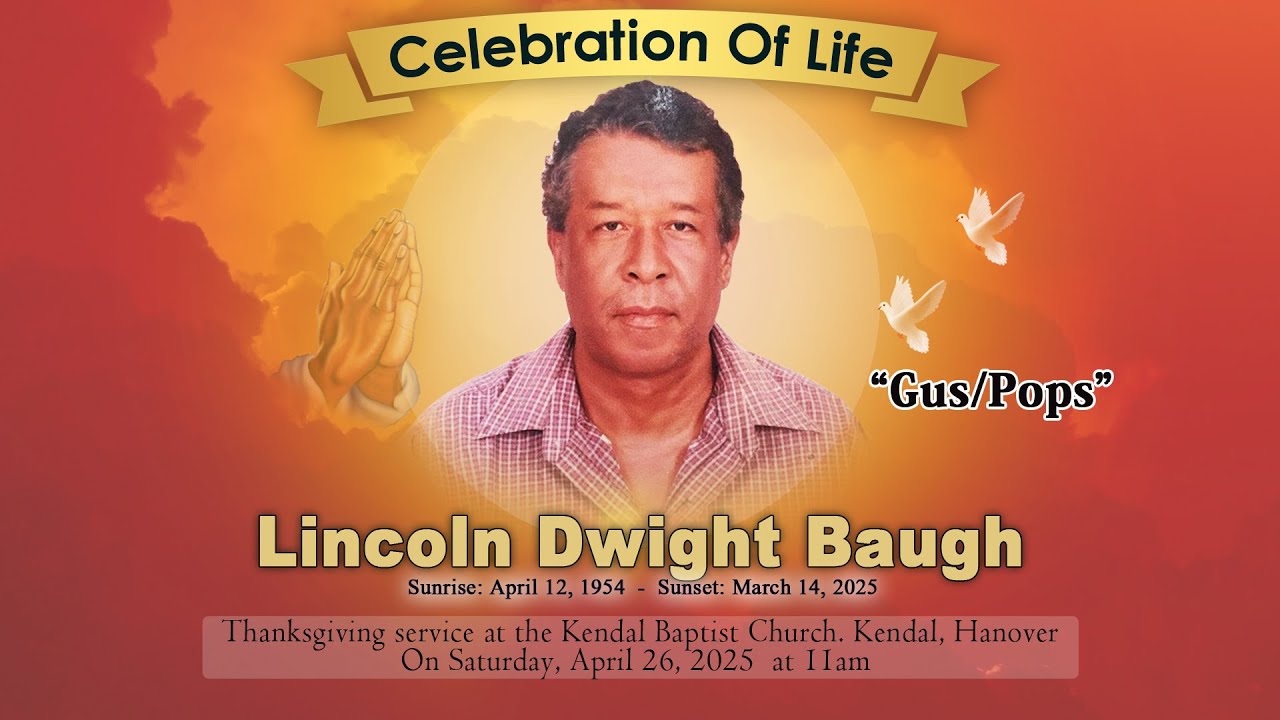 Thanksgiving service for Lincoln Dwight Baugh "Pops/Gus" - YouTube
