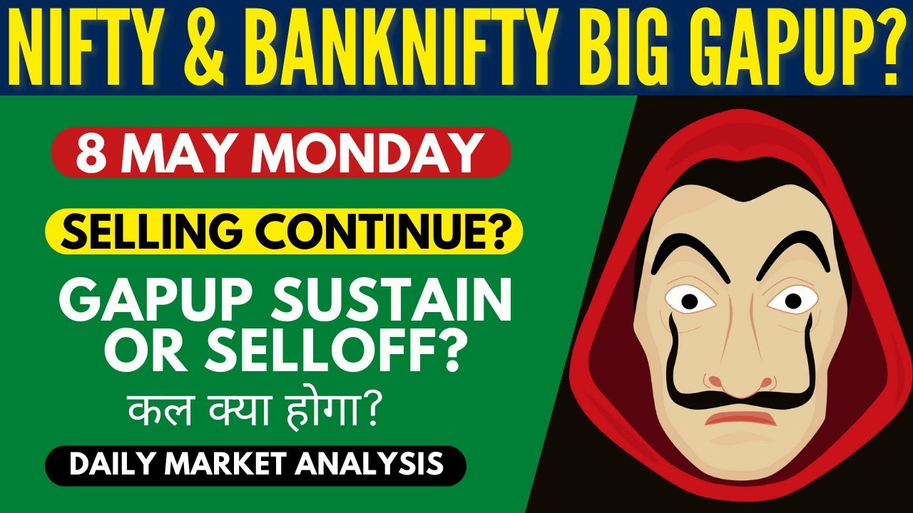 Nifty Prediction And Banknifty Analysis For 8 May Monday Nifty Target