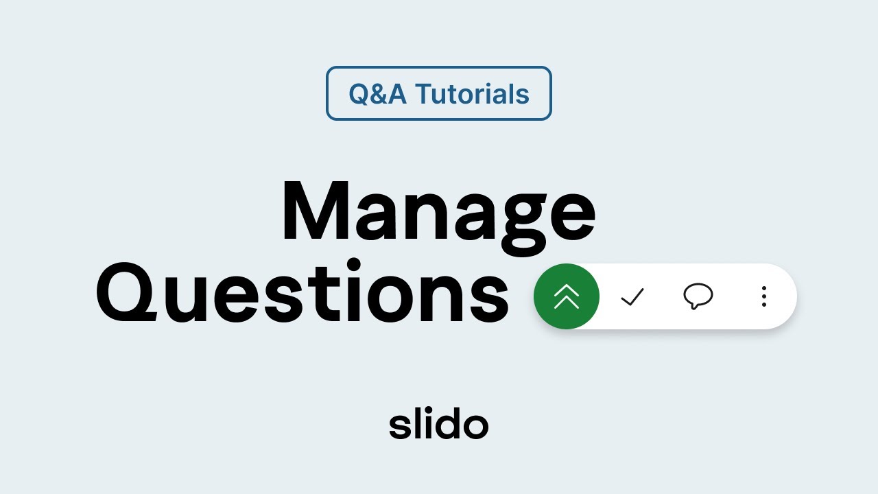 Manage Questions ⎸ Q&A Tutorial - YouTube