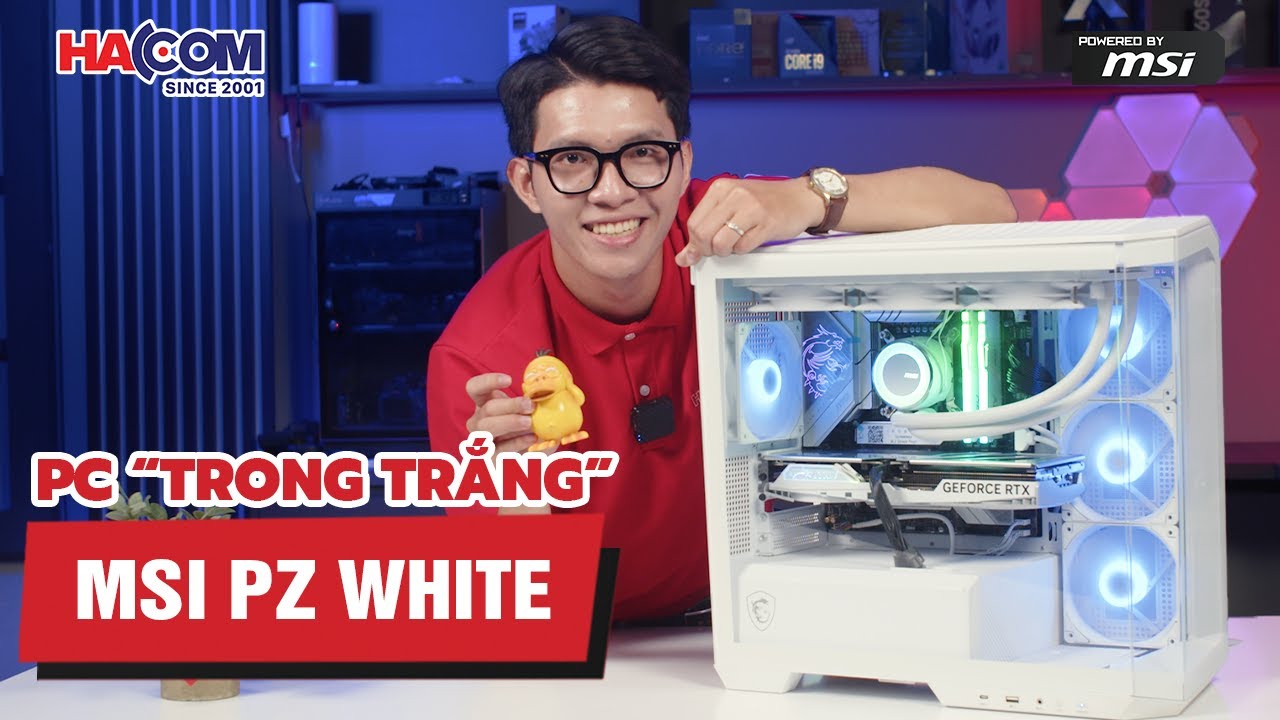 Bộ PC Dành Cho Người " Trong Trắng " | HACOM X MSI PZ APOLLO I17 - YouTube
