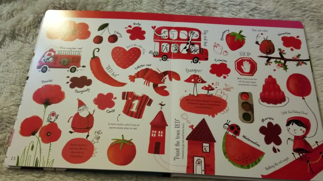 The Usborne Big Book of Colors - YouTube