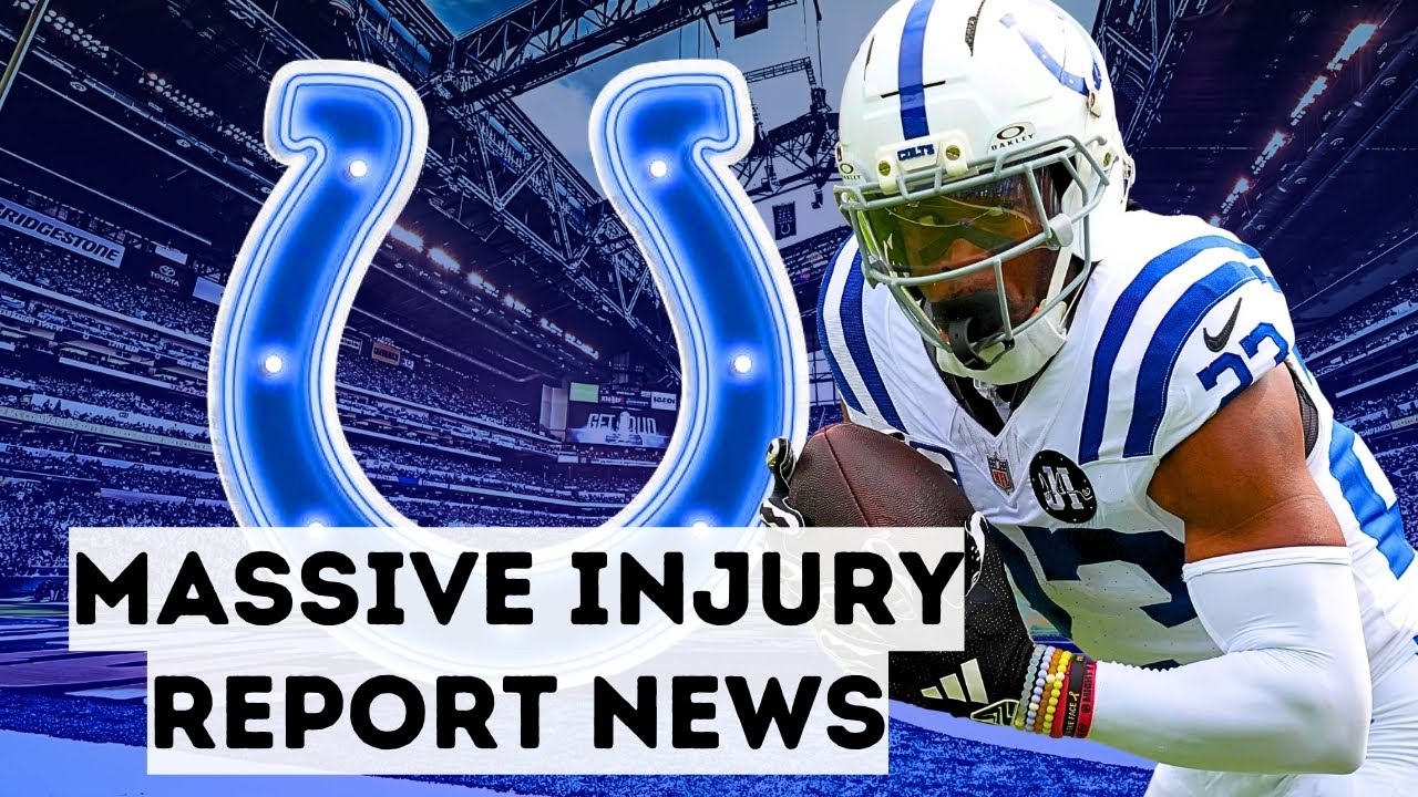 Indianapolis Colts Have MAJOR INJURIES To Worry About In Week 4 - YouTube