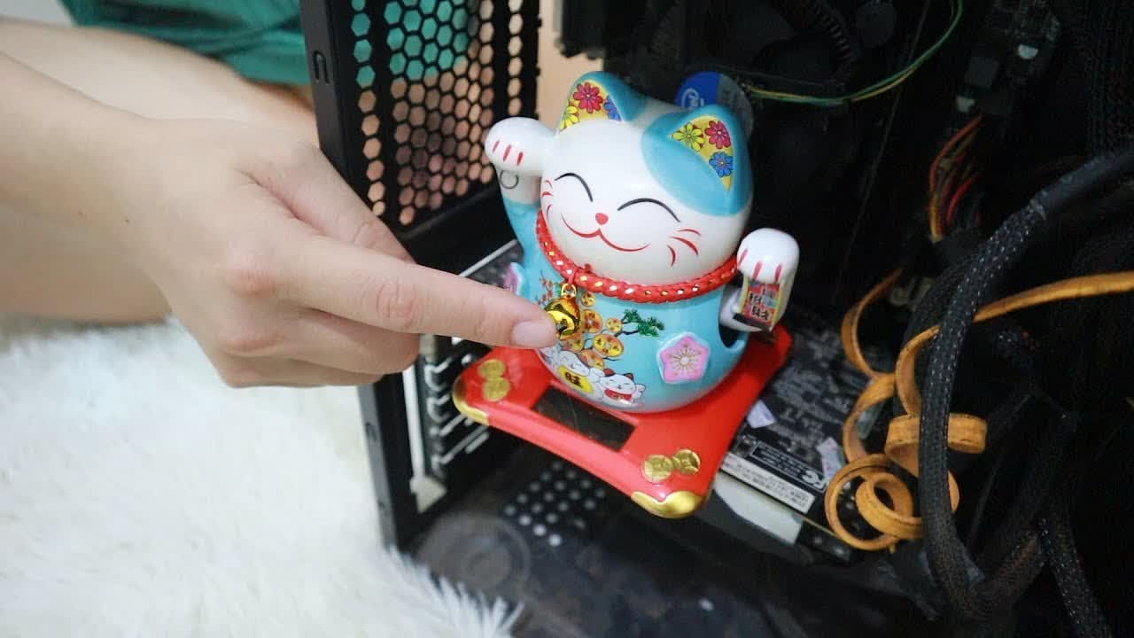 Decorate your PC with a cute cat with a messy sticker pattern | Kaye ...