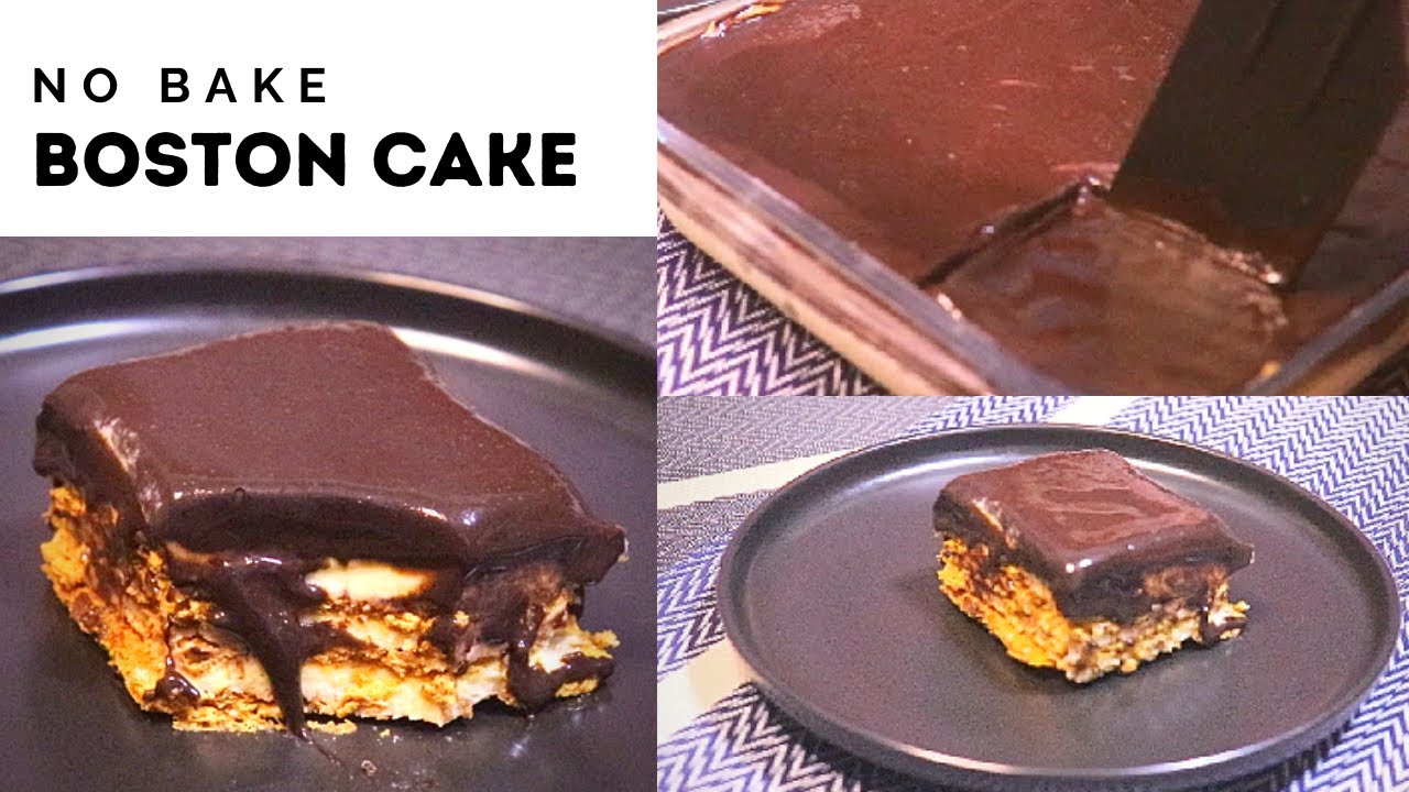 No bake Boston Cream Cake with graham recipe The best dessert this ...