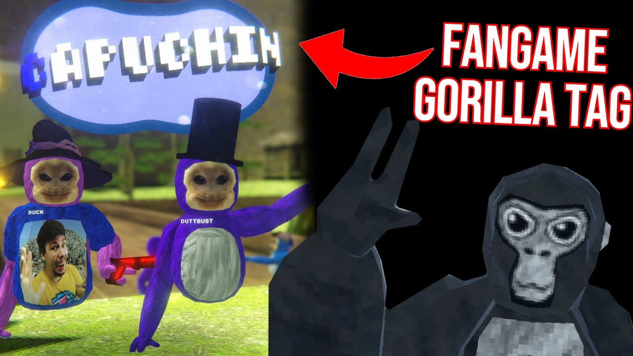 ZAGRAŁEM W FANGAME GORILLA TAGA | CAPUCHIN VR - YouTube