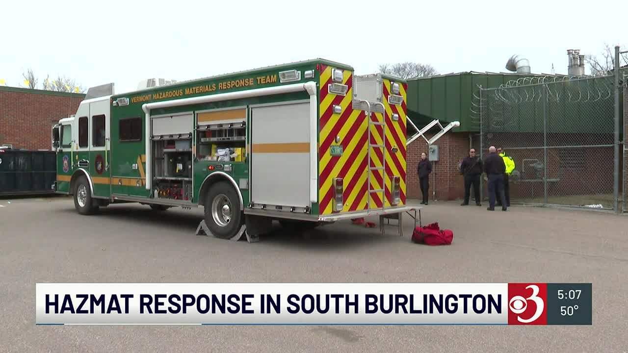 Hazmat crews respond to South Burlington prison - YouTube