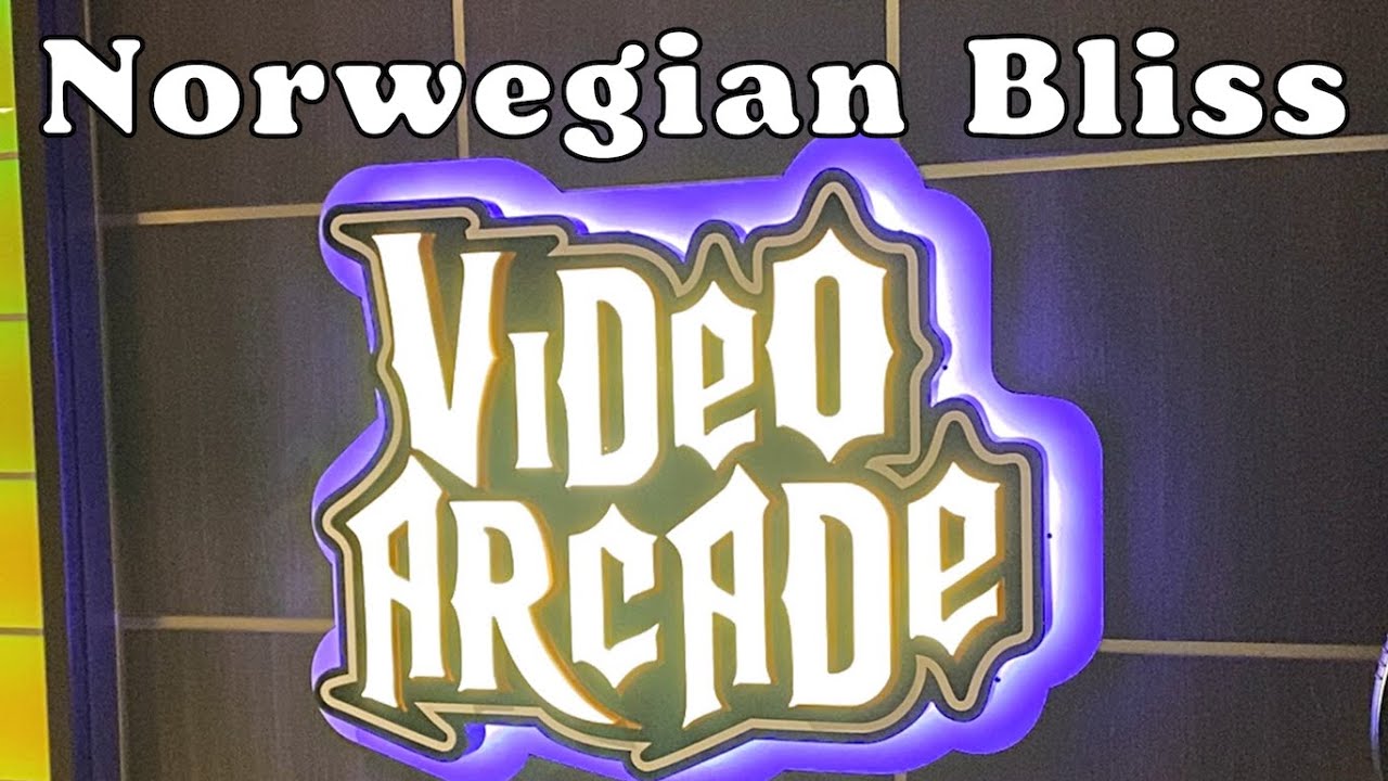 Norwegian Bliss Video Arcade for First-Time Cruisers - YouTube