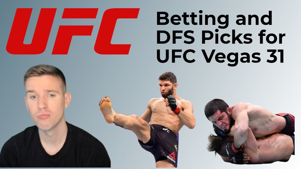UFC Vegas 31 Betting and DFS Picks - YouTube