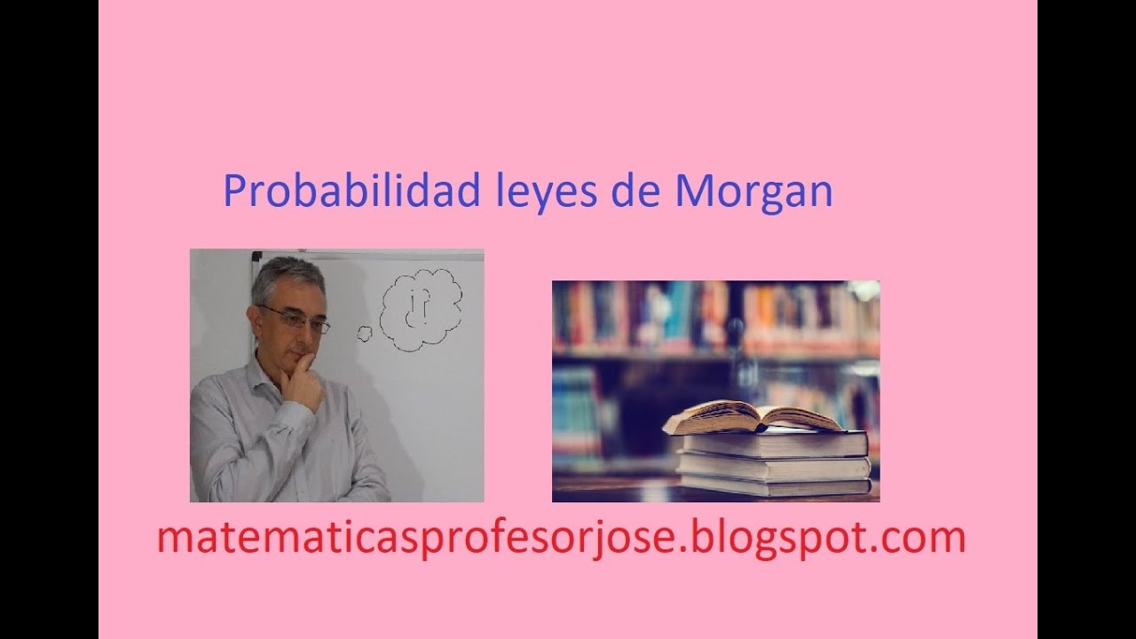 Probabilidad con fórmulas. Leyes de Morgan - YouTube