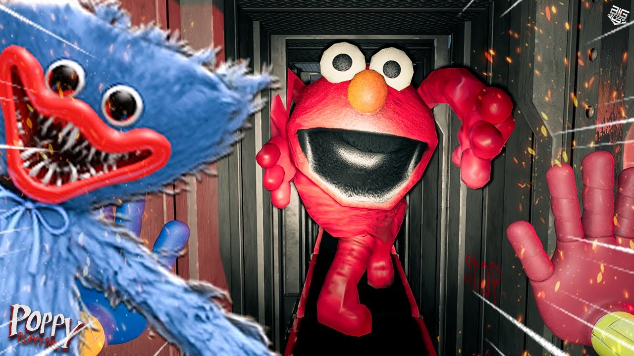 BIZARRO! TRANSFORMEI O HUGGY WUGGY NO ELMO! PERSONAGEM SECRETO! - Poppy ...