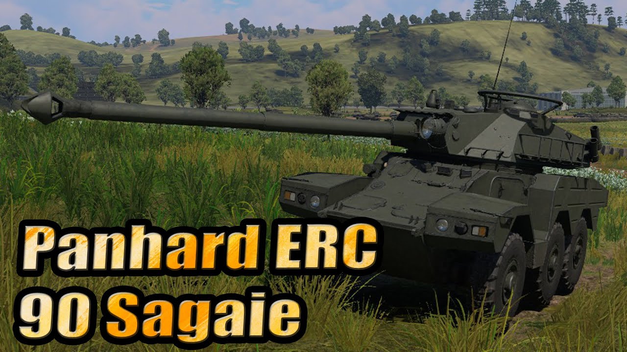 Panhard ERC 90 Sagaie - User Mission - War Thunder - YouTube
